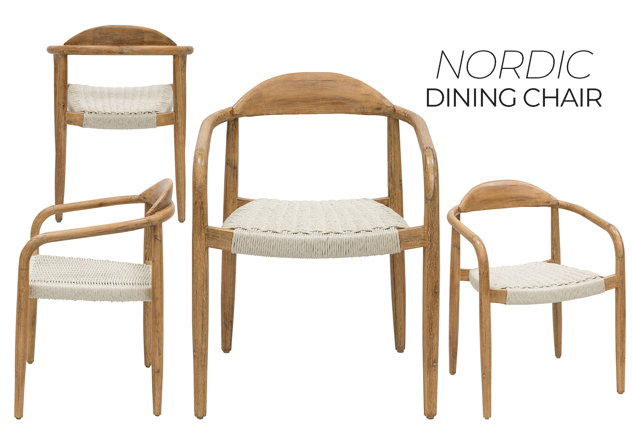 NORDIC dining chair collage - Seasonal Living